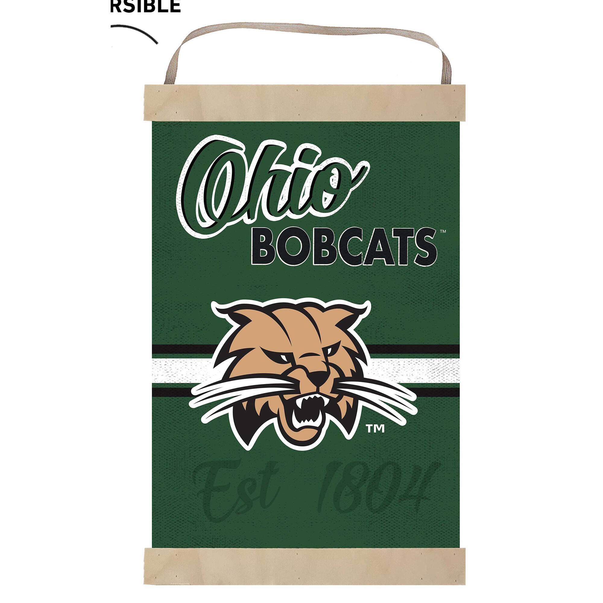 Jardine Ohio Bobcats 12'' x 20'' Fight Song Banner Sign Green 4966587 ...