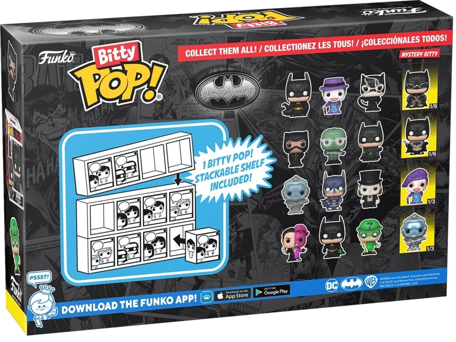 Funko Bitty POP!: DC Batman Freeze 4 Pack, 85th Anniversary ...