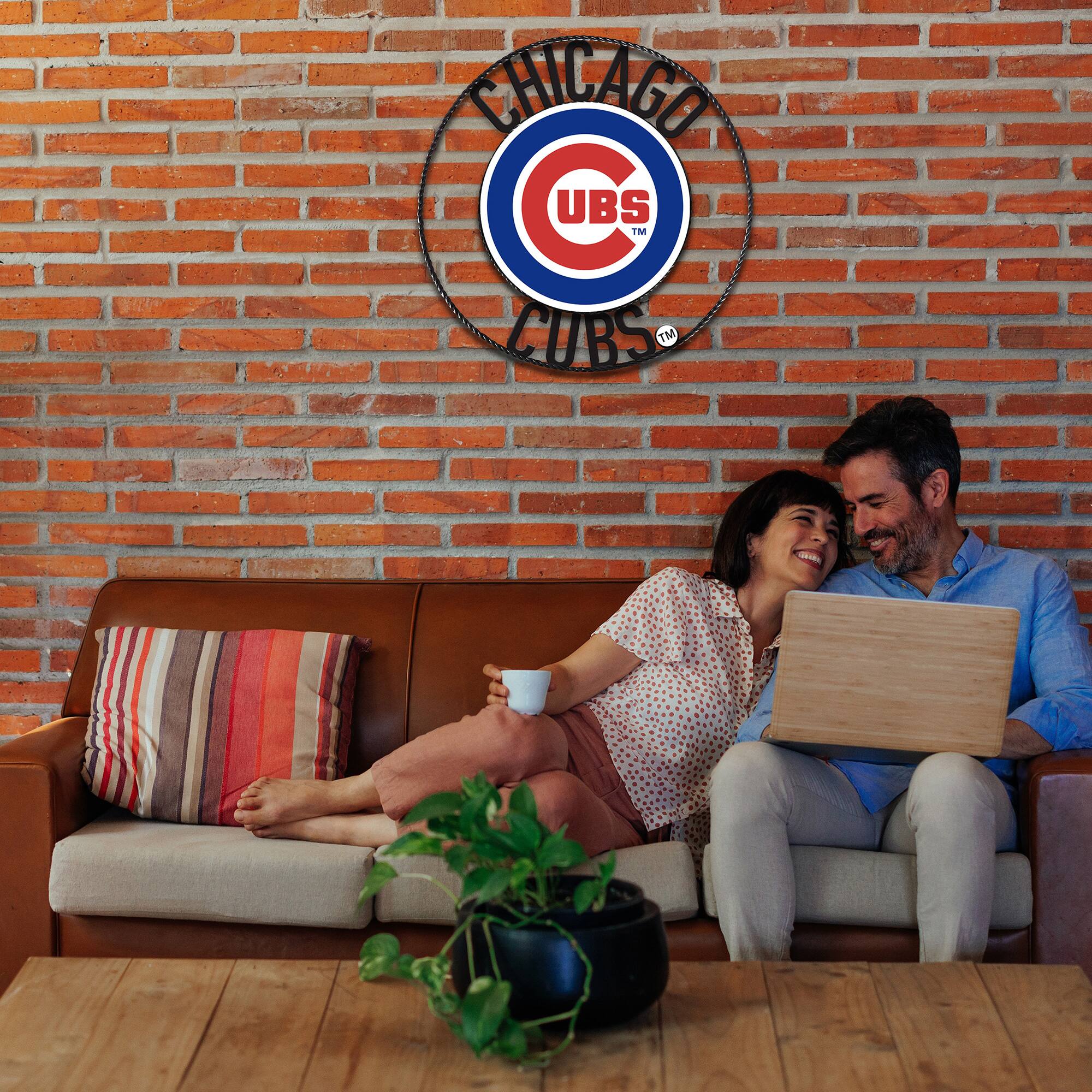 Imperial Chicago Cubs 24'' Wrought Iron Wall Art Multicolor 4872021 ...