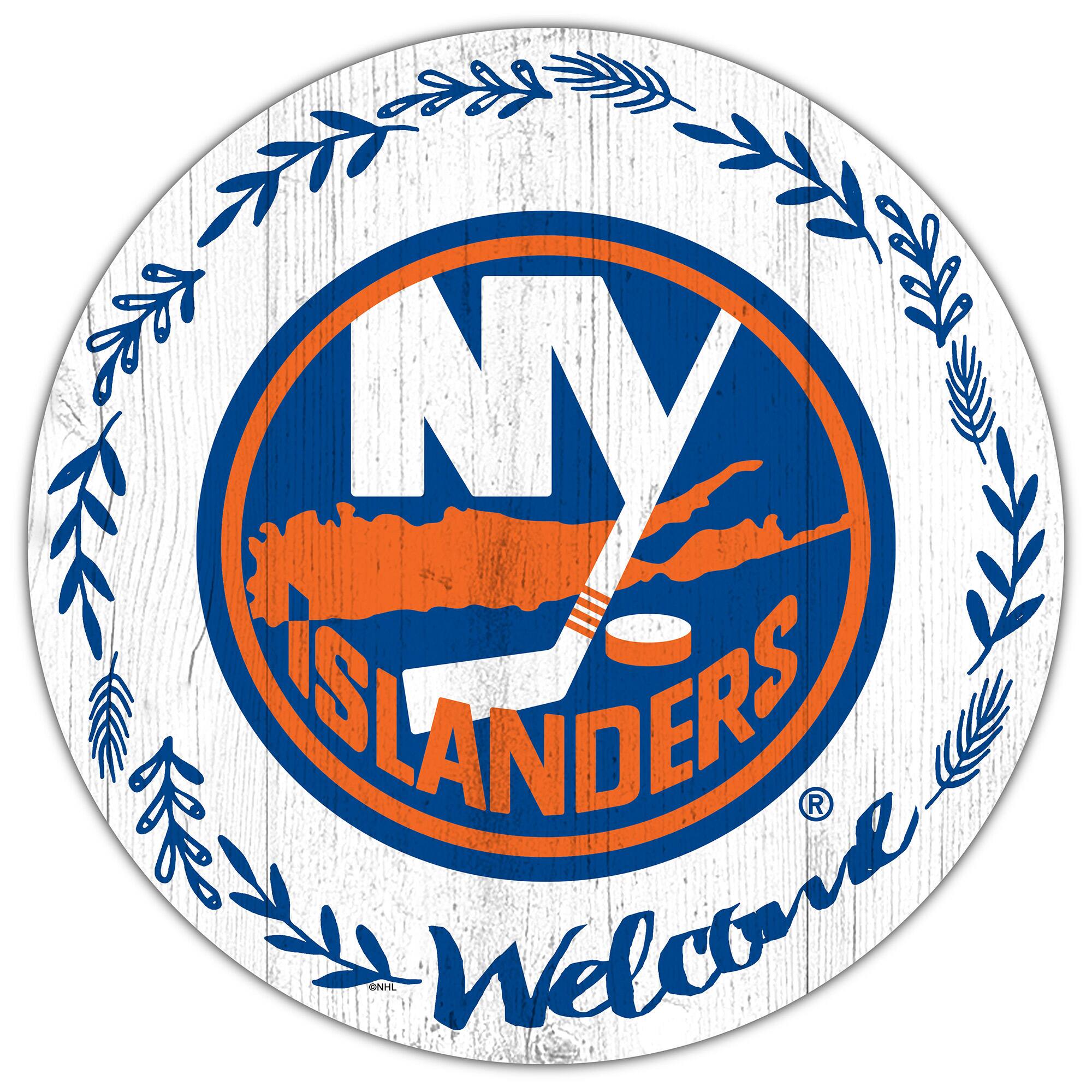 Fan Creations New York Islanders 12" Welcome Circle Sign Multicolor ...