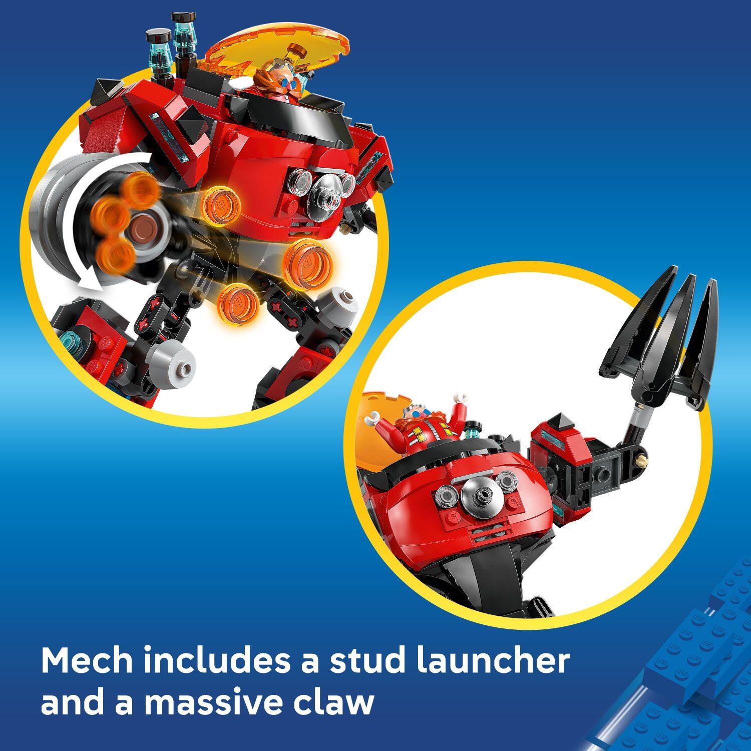 LEGO Sonic the Hedgehog Knuckles vs. Dr. Eggman Egg Crusher Mech 77005 ...