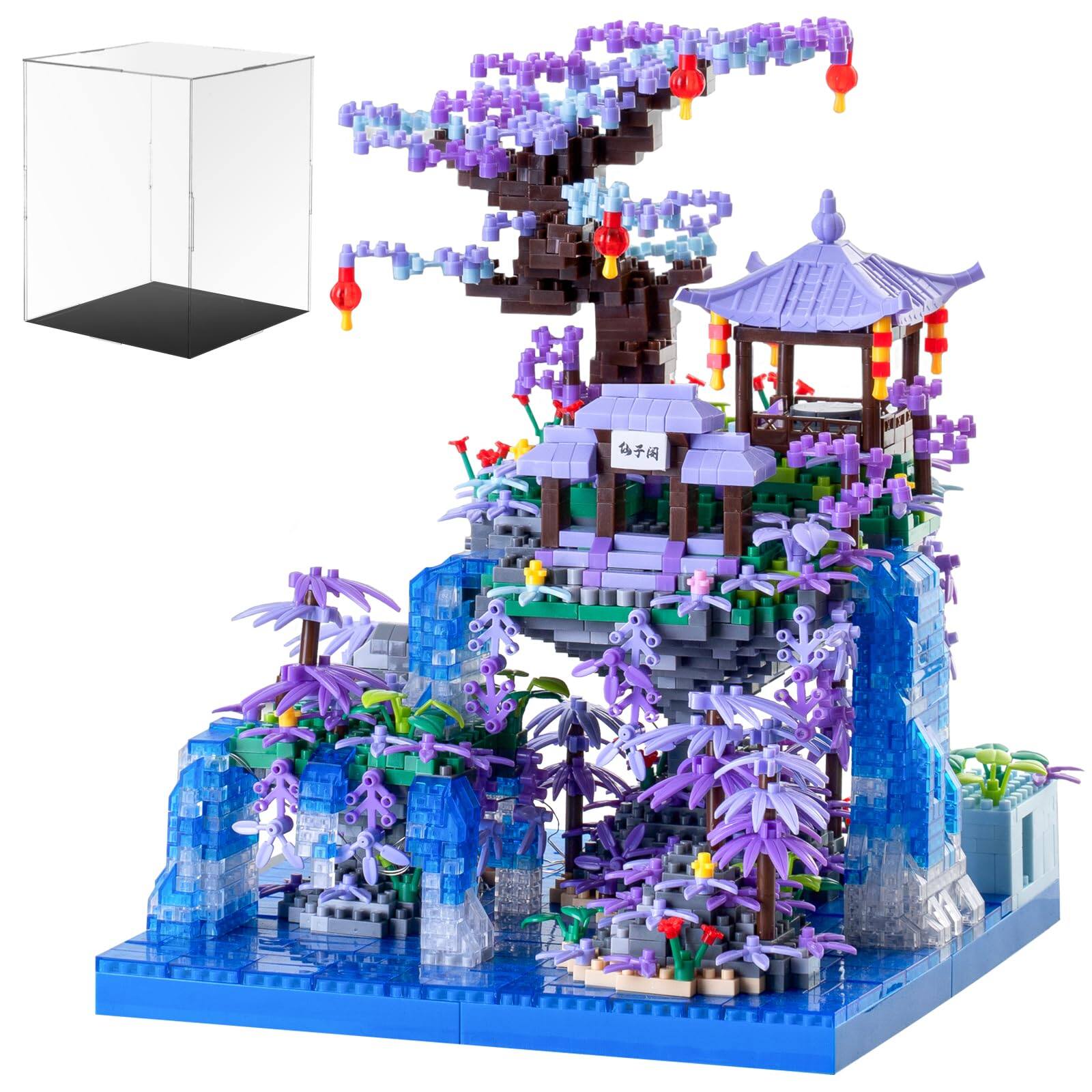 EZTW1 Peach Blossom Pond Architecture Building Blocks Set For Adults ...
