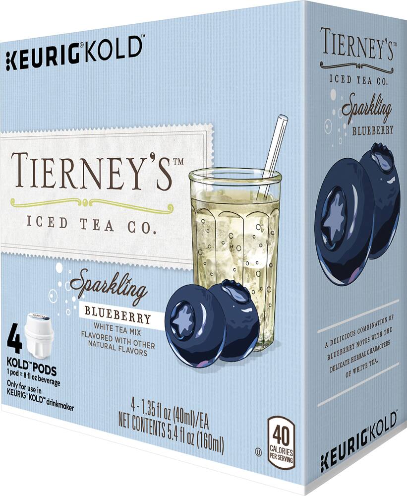 Best Buy: Keurig Tierney's Iced Tea Co. Sparkling Blueberry Kold Pods ...