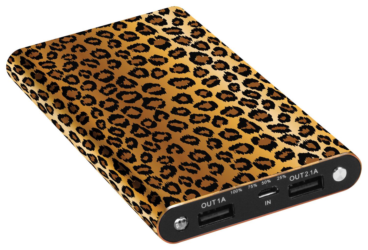Best Buy: ChargeIt Slimline Portable Charger Leopard 70385