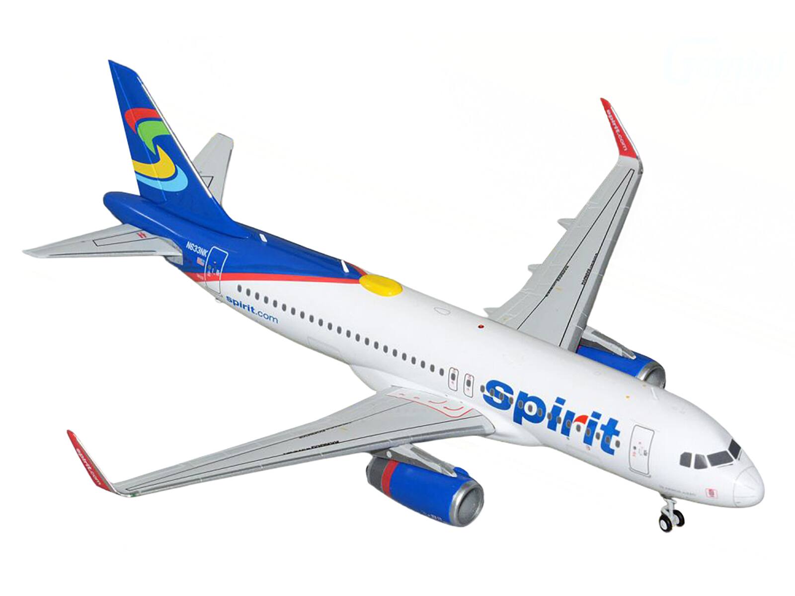 GeminiJets Airbus A320 Commercial Aircraft Spirit Airlines (N633NK ...