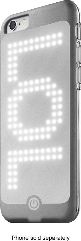 Best Buy: NORTH LED Case for Apple® iPhone® 6 and 6s Silver 813125025588