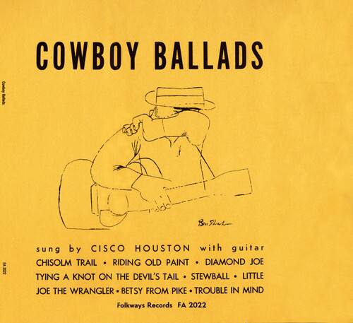 Cisco Houston Cowboy Ballads COMPACT DISCS [CD] - Best Buy