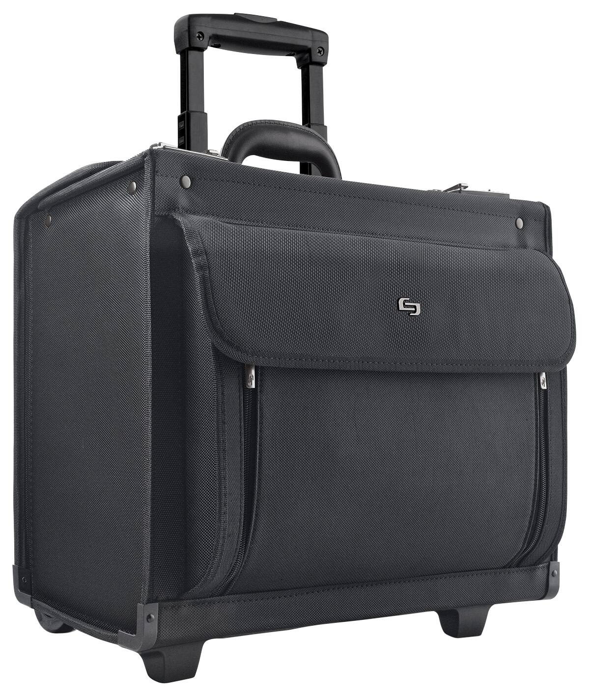 Best Buy: Solo New York Classic Rolling Catalog Laptop Case Black B78-4