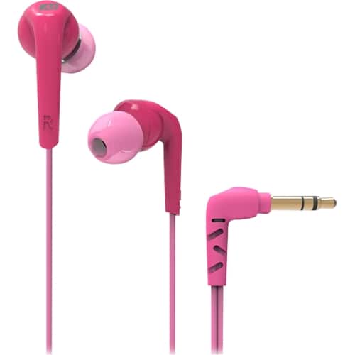 Best Buy: MEE audio RX18 Comfort-Fit Wired Earbud Headphones Pink EP ...
