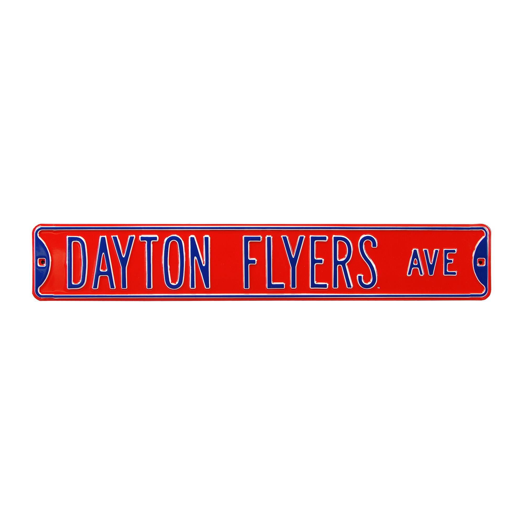 Authentic Street Signs Dayton Flyers 6" x 36" College Ave Street Sign ...