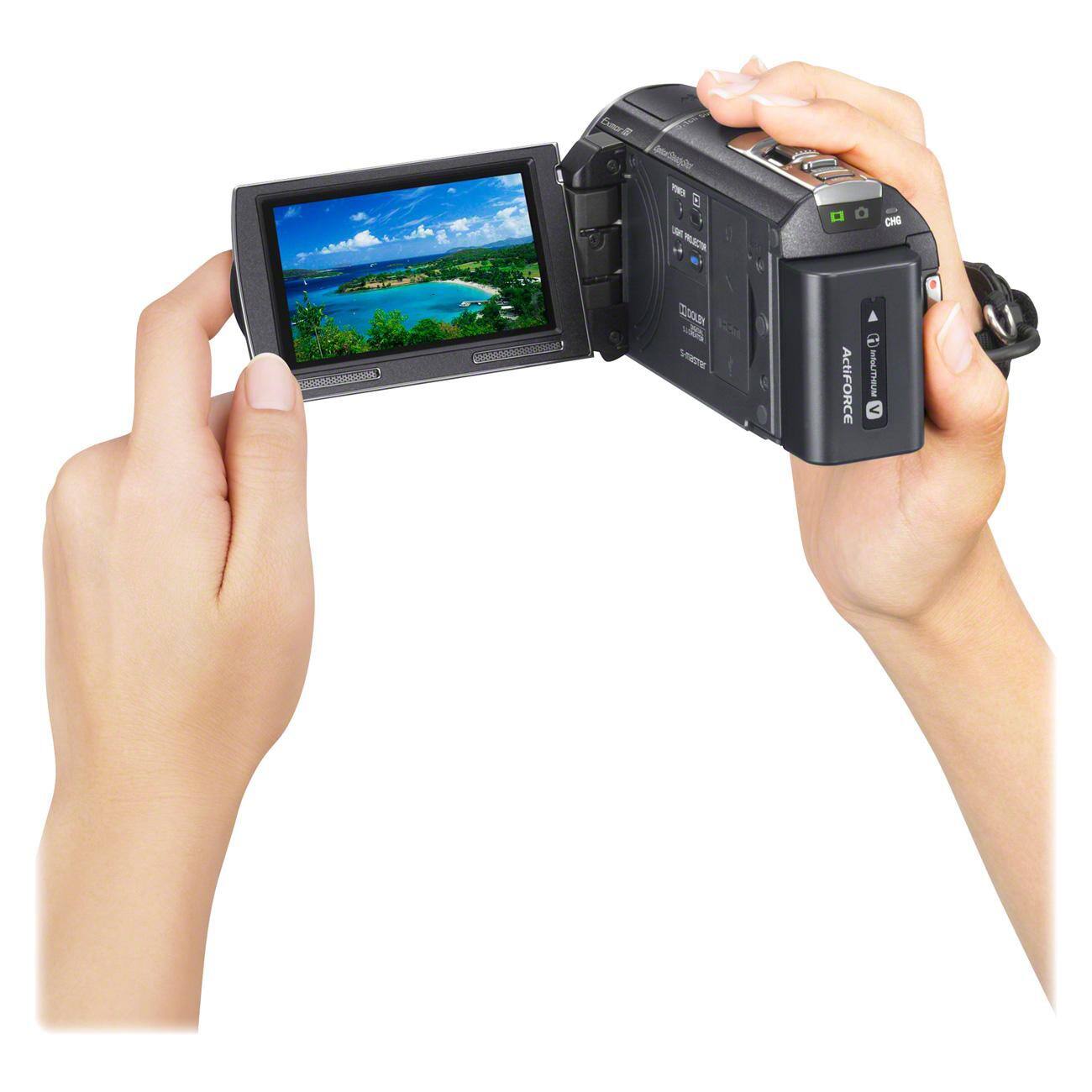 Best Buy: Sony Handycam Digital Camcorder 3" Touchscreen LCD CMOS Full ...