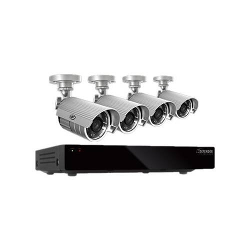 Best Buy: Defender 8-Channel, 4-Camera Outdoor Wired 1TB DVR ...