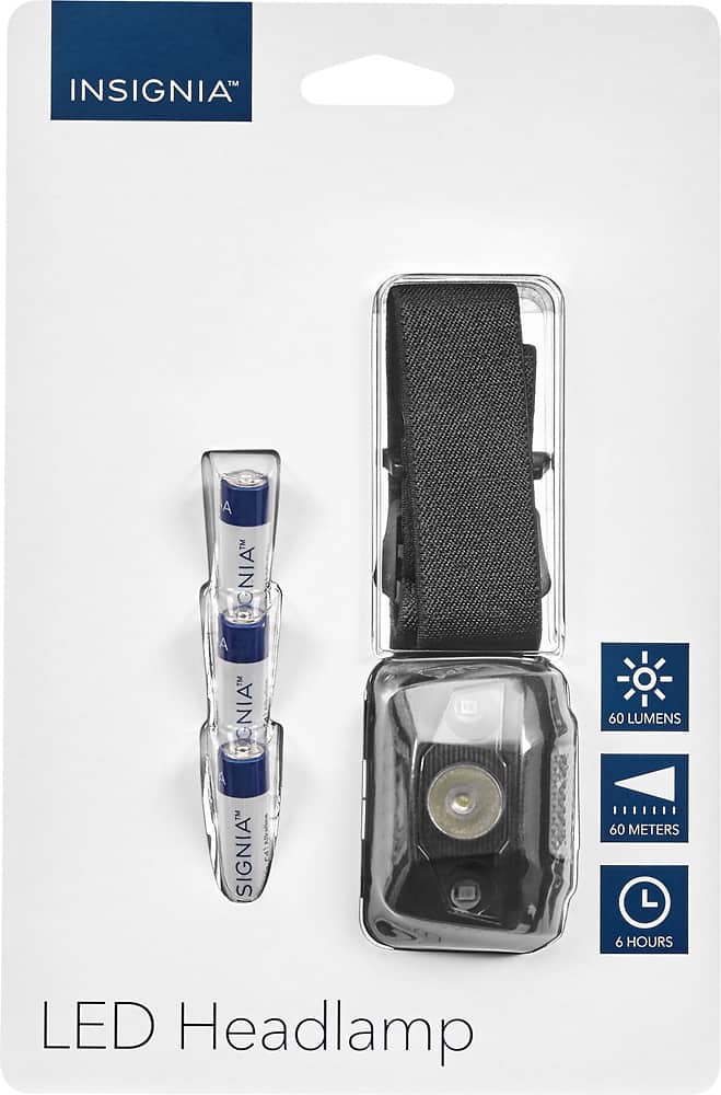 Customer Reviews: Insignia™ LED Headlamp Black NS-CFLHL-60A - Best Buy