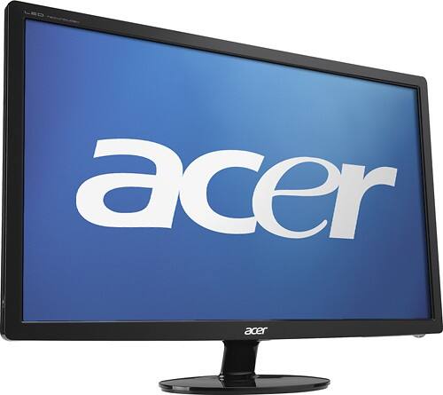 Best Buy: Acer 27" Widescreen Flat-Panel LED HD Monitor Black S271HL BID
