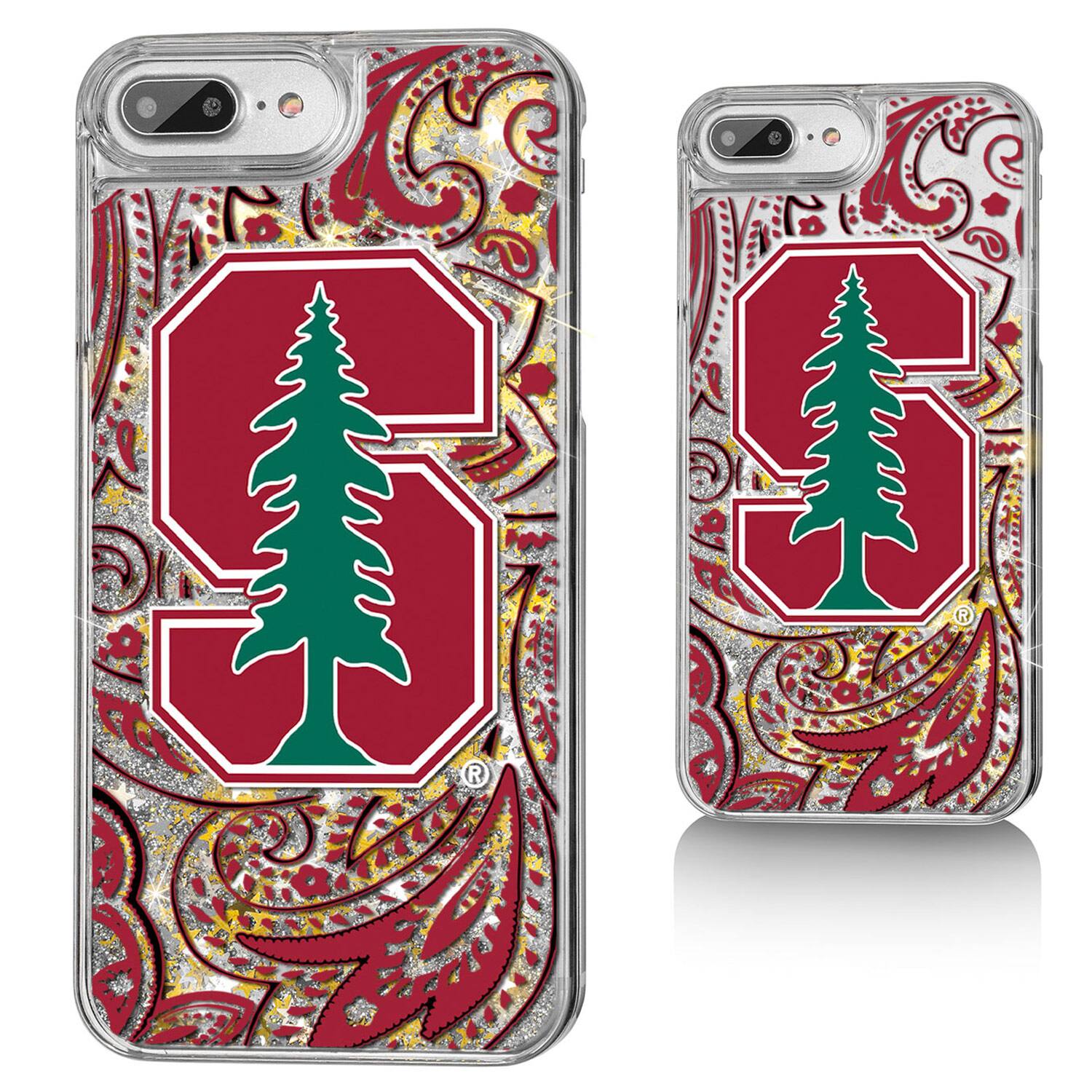 Keyscaper NCAA Stanford Cardinal iPhone Glitter Paisley Design Case ...