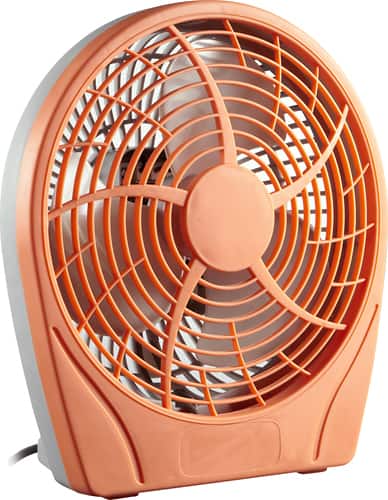 Best Buy: Dynex™ Table Fan Orange DX-FANT12-O