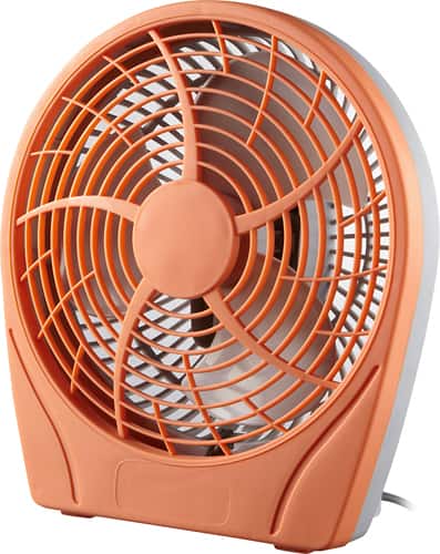 Best Buy: Dynex™ Table Fan Orange DX-FANT12-O