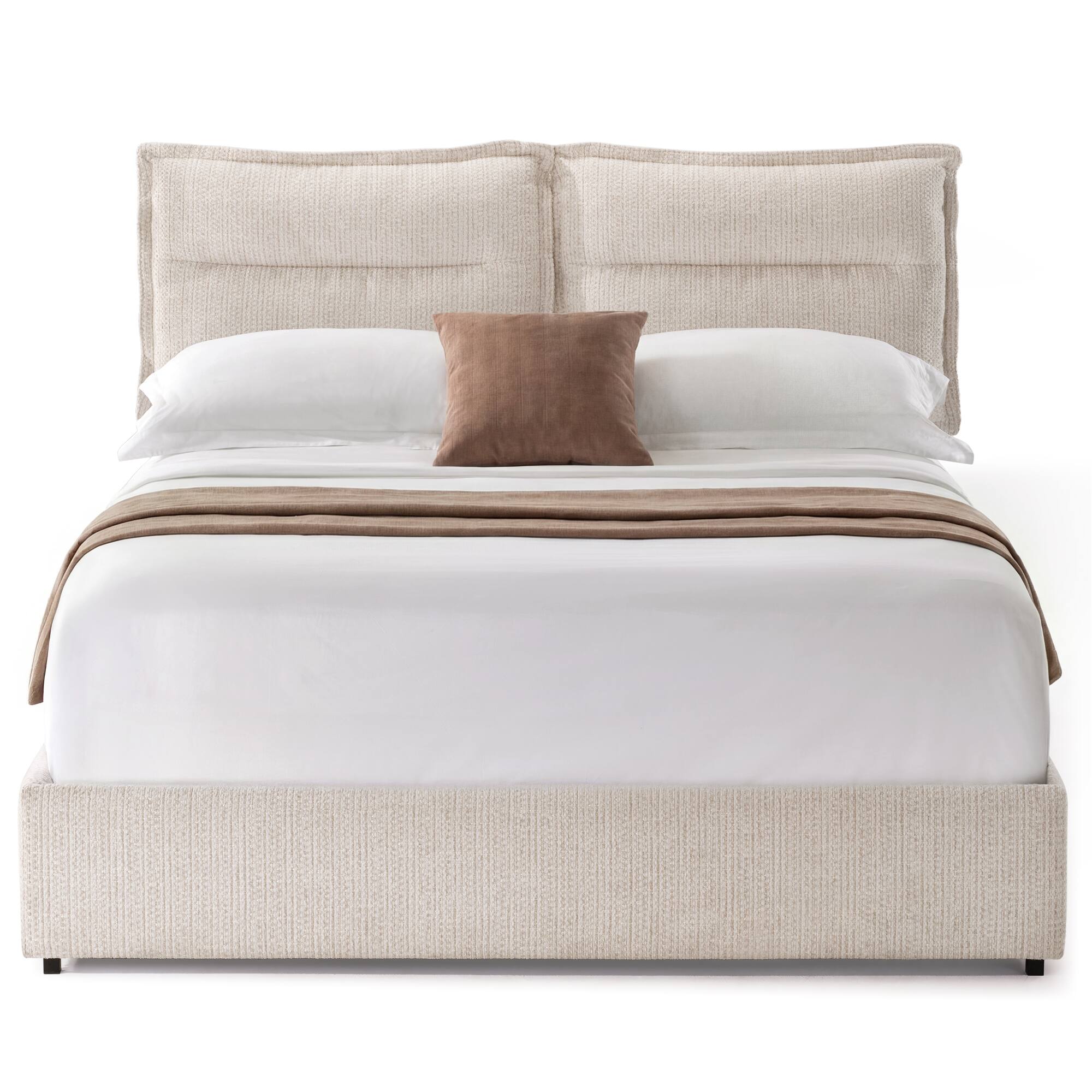ModernMate Upholstered Platform Bed Frame with 4 Storage Drawers ...