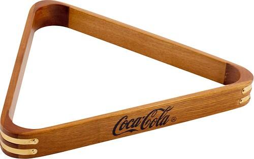 Best Buy: Trademark Engraved Wooden Coca-Cola Billiard Triangle COKE ...