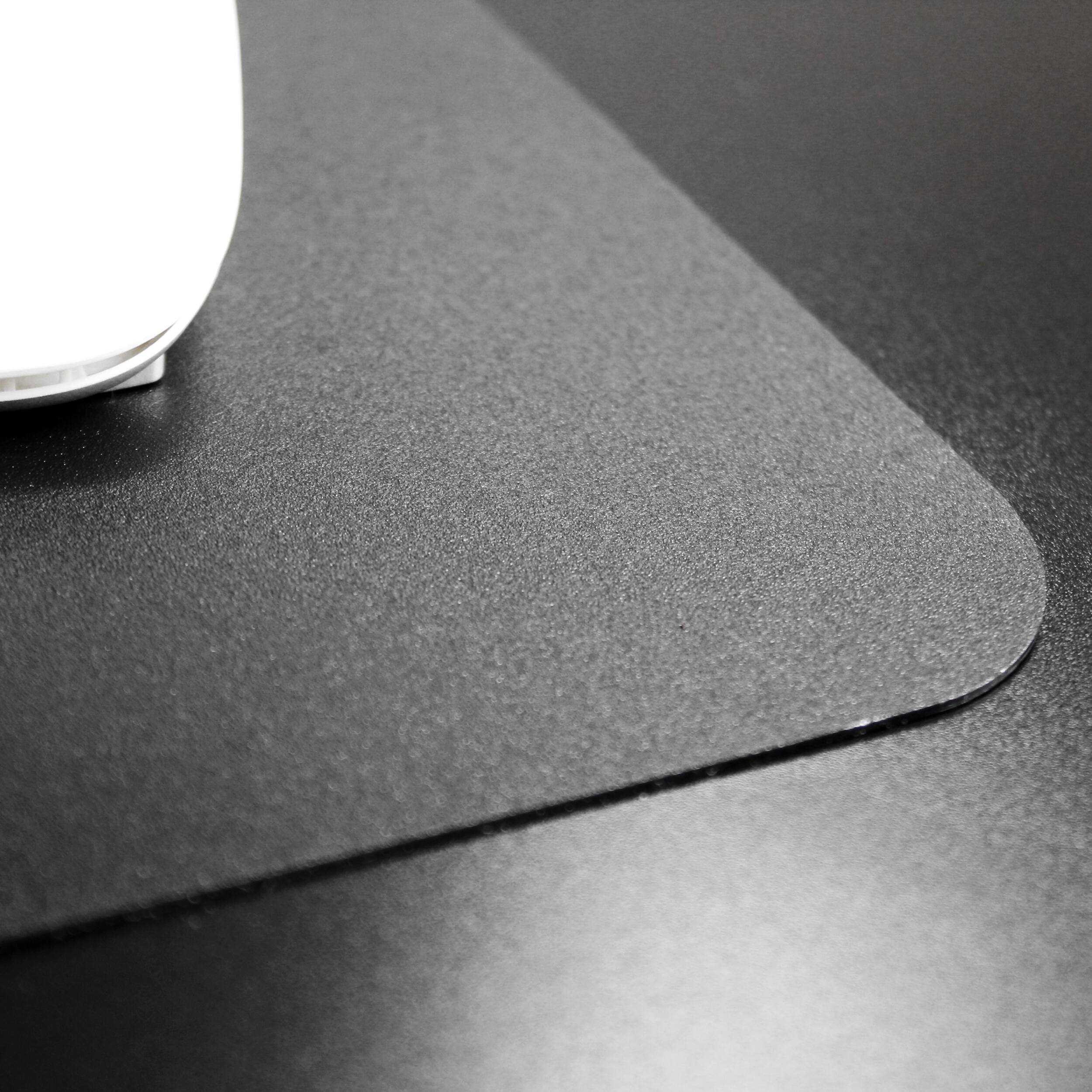 Floortex Desktex Vinyl Rectangular Desk Pad 20" x 36" Black ...