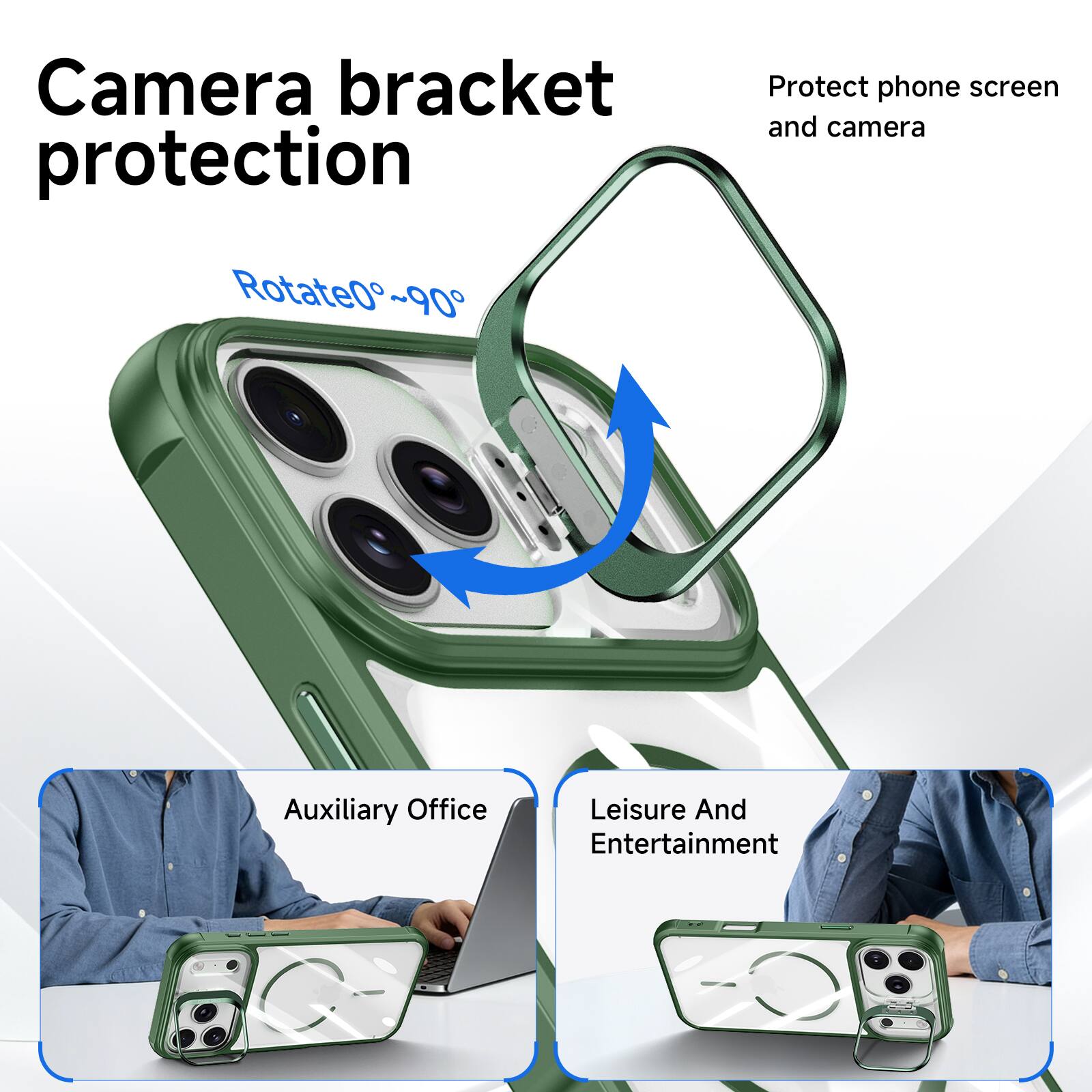Dteck Magnetic Case for Apple iPhone 17 Pro Max with Integrated Camera ...