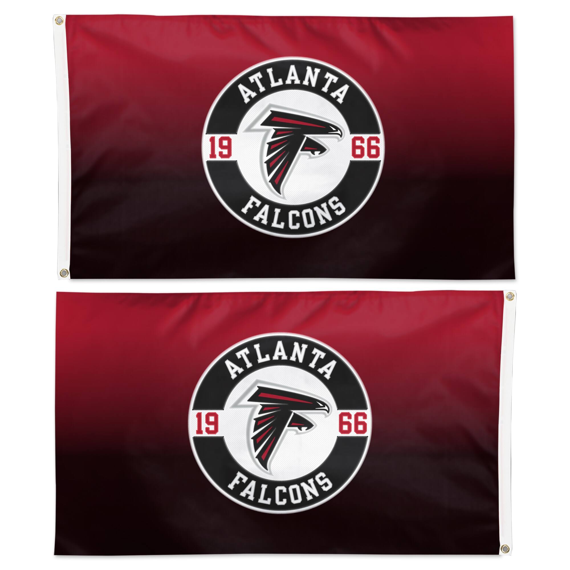 WinCraft Atlanta Falcons 3' x 5' Applique Flag Multicolor 202227612 ...