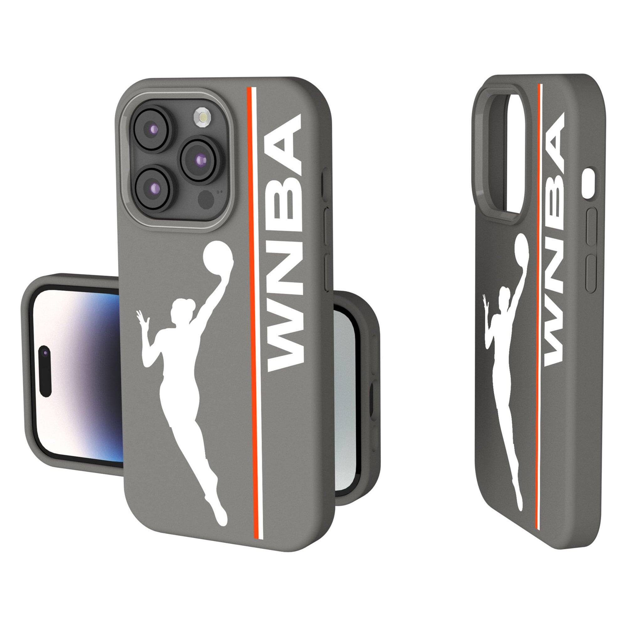 Keyscaper WNBA WNBA Sidebar Soft Touch iPhone Case 14 Gray 202143677 ...