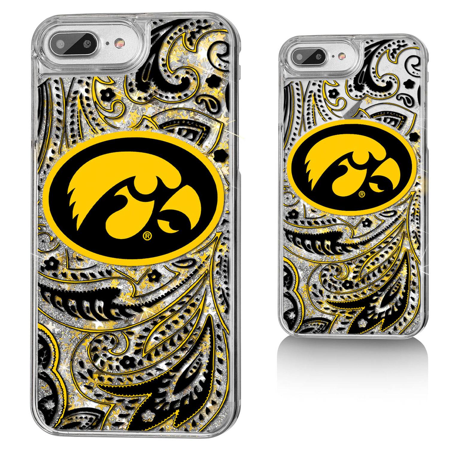 Keyscaper NCAA Iowa Hawkeyes iPhone Glitter Paisley Design Case 14 ...