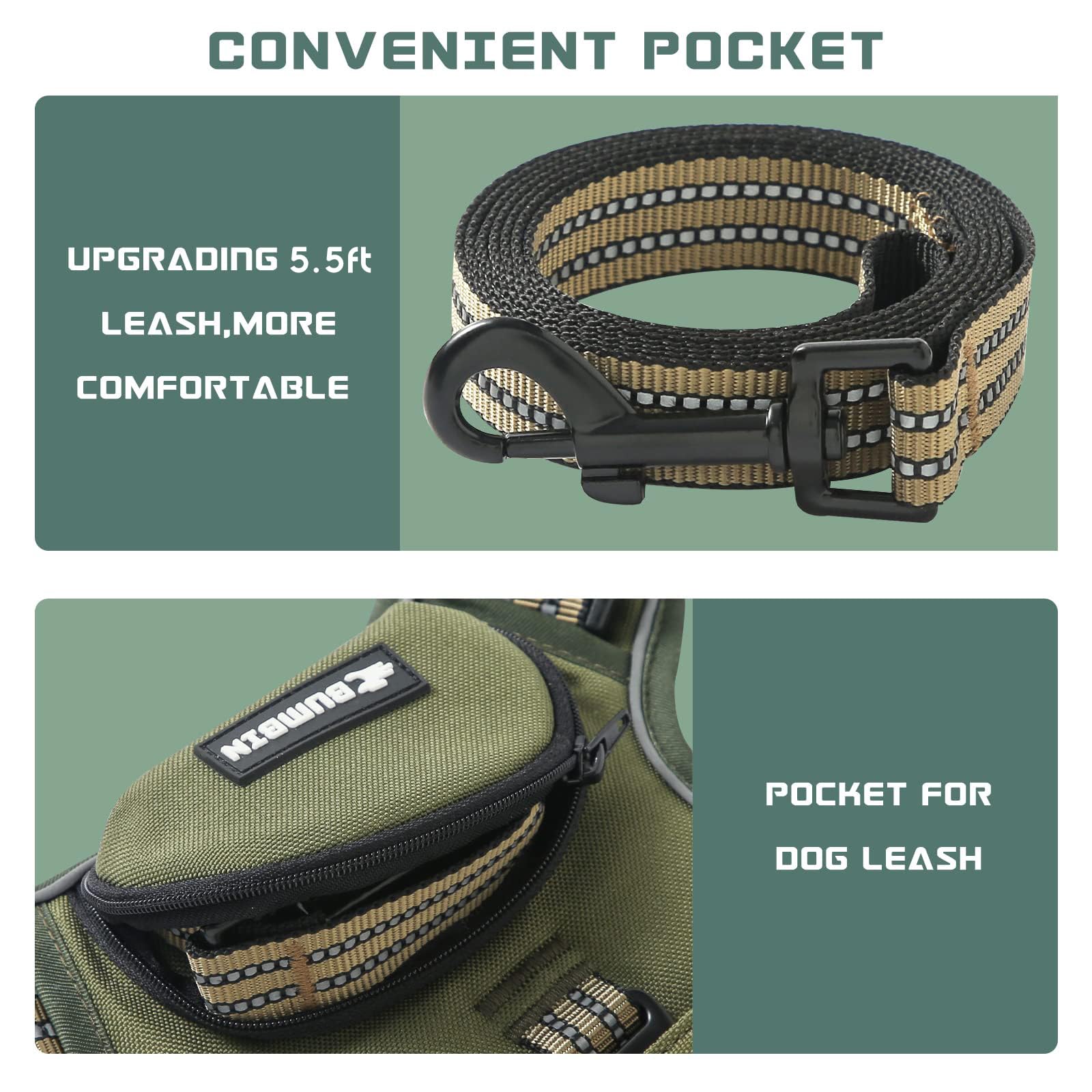 Paradigms Interiors No Pull Dog Harness For Dogs Choke Pet Vest With ...