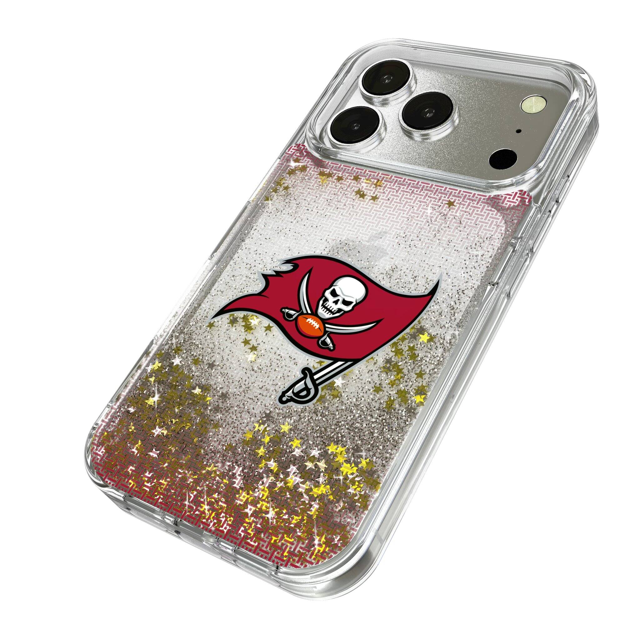 Keyscaper NFL Tampa Bay Buccaneers Linen Logo iPhone Glitter Case 16 ...