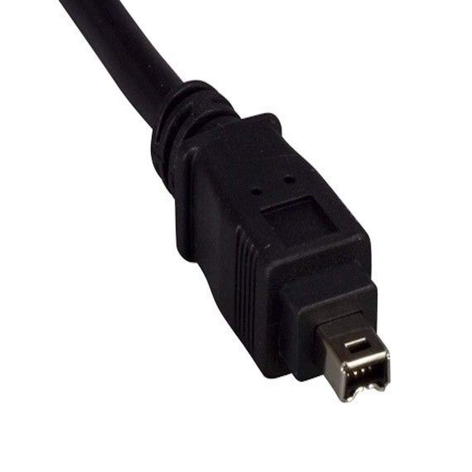 Sanoxy 3ft IEEE 1394a FireWire 400 6 pin to 4 pin Black SNX-CBL-FW104 ...
