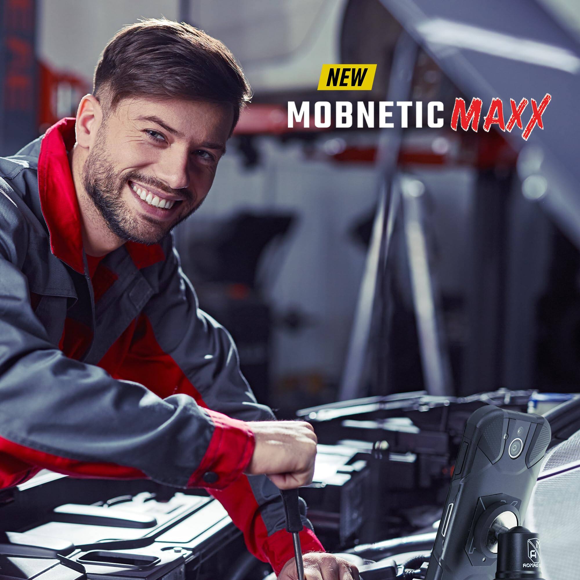 VEGA AUTOMOTIVE Mobnetic Maxx Ms Magnetic Phone Holder For Car Assembled Mount Supports Android ...