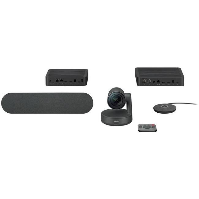Logitech Rally Video Conferencing Accessory Hub 2 x Network (RJ 45) 2 x ...