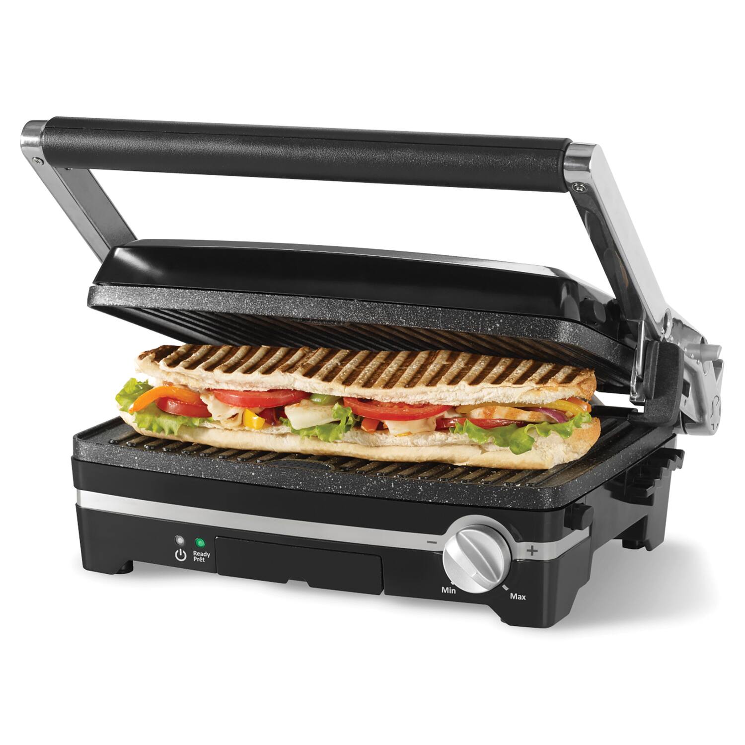 Starfrit 024505 002 0000 The Rock 1,500 watt Panini Maker With ...