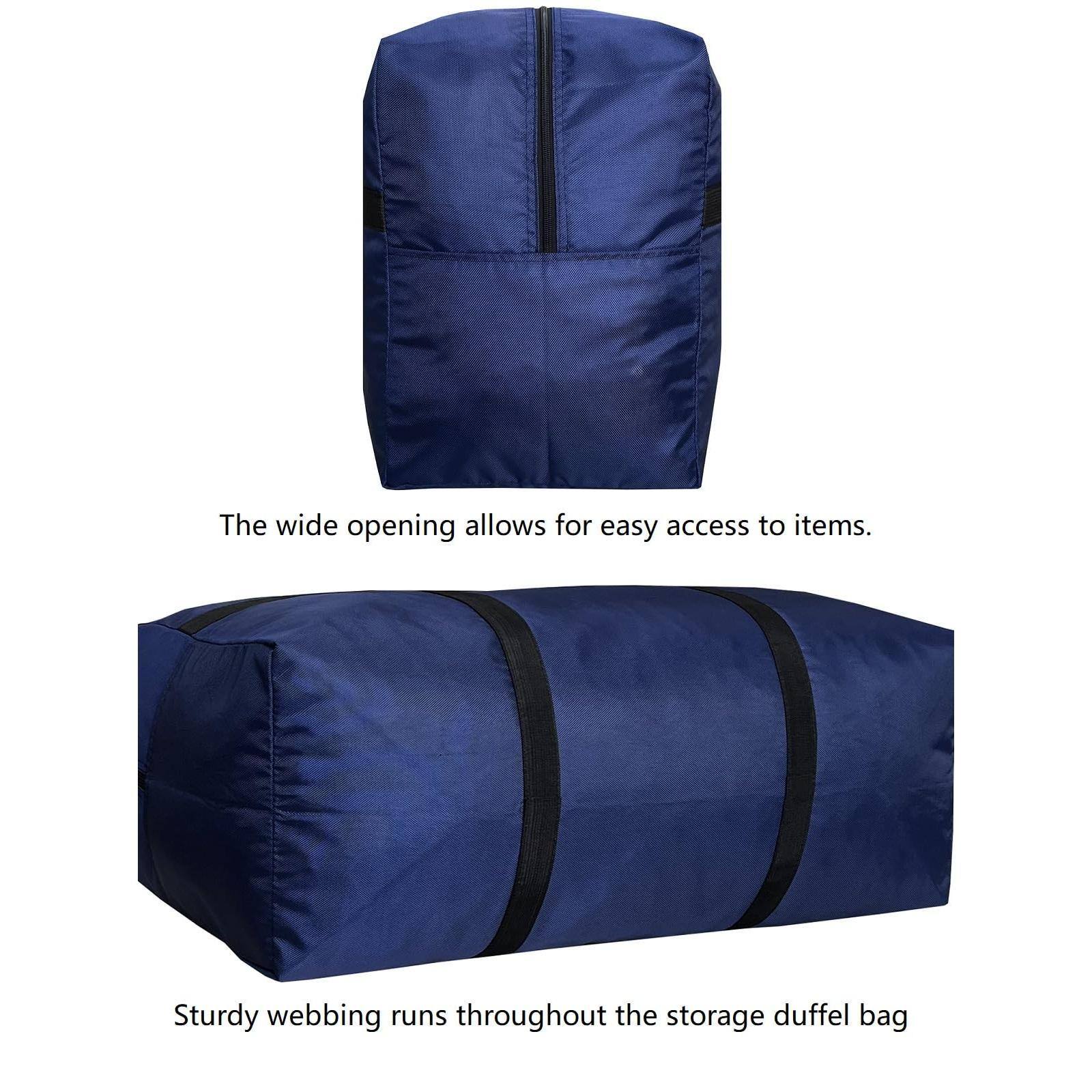 Paradigms Interiors Extra Large Storage Duffle Bag With Zippers And ...