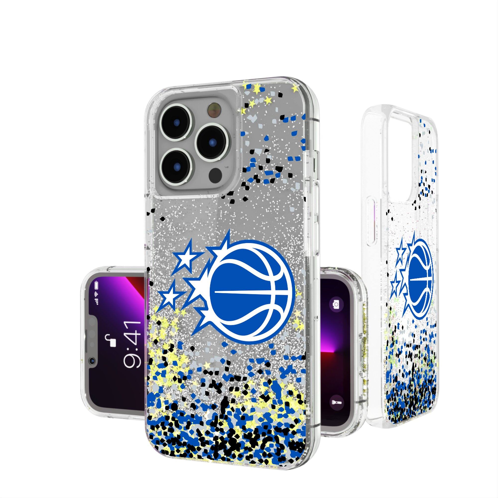 Keyscaper NBA Orlando Magic iPhone Glitter Case with Confetti Design 15 ...
