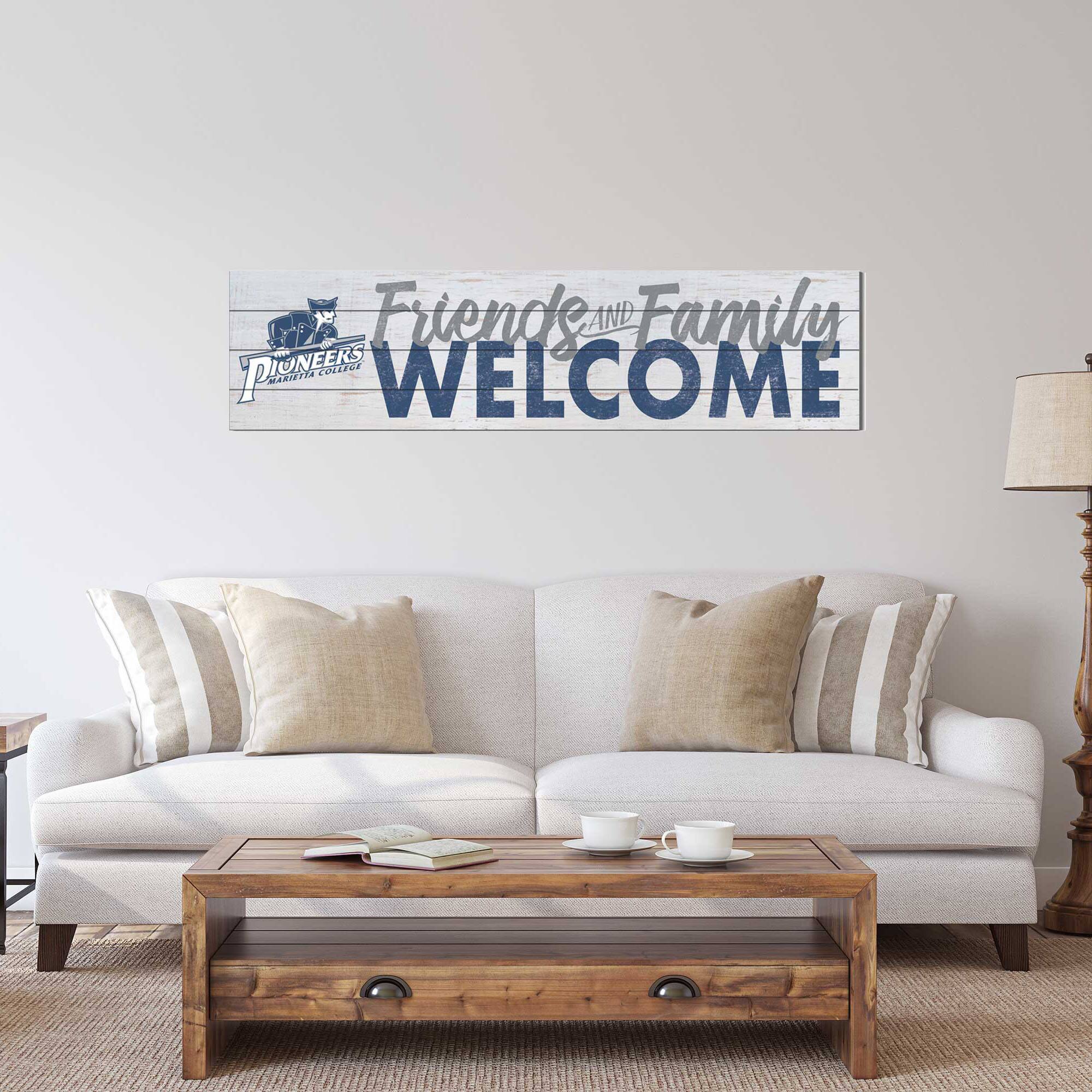 Jardine Marietta College Pioneers 10'' x 40'' Friends & Family Welcome ...