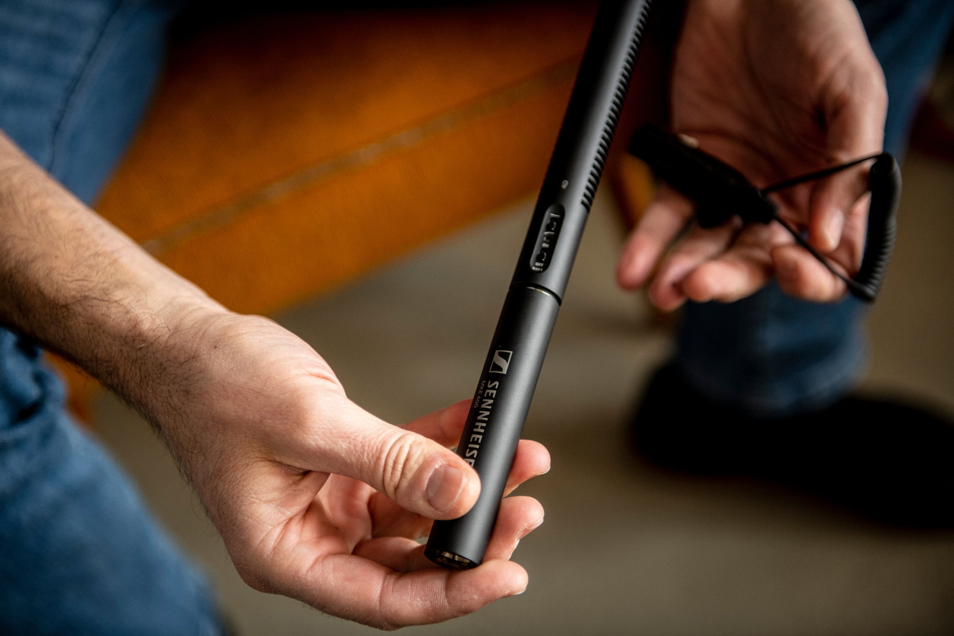 Sennheiser MKE 600 Camcorder Shotgun Microphone with Sennheiser MKE 600 Camcorder Shotgun Microphone with