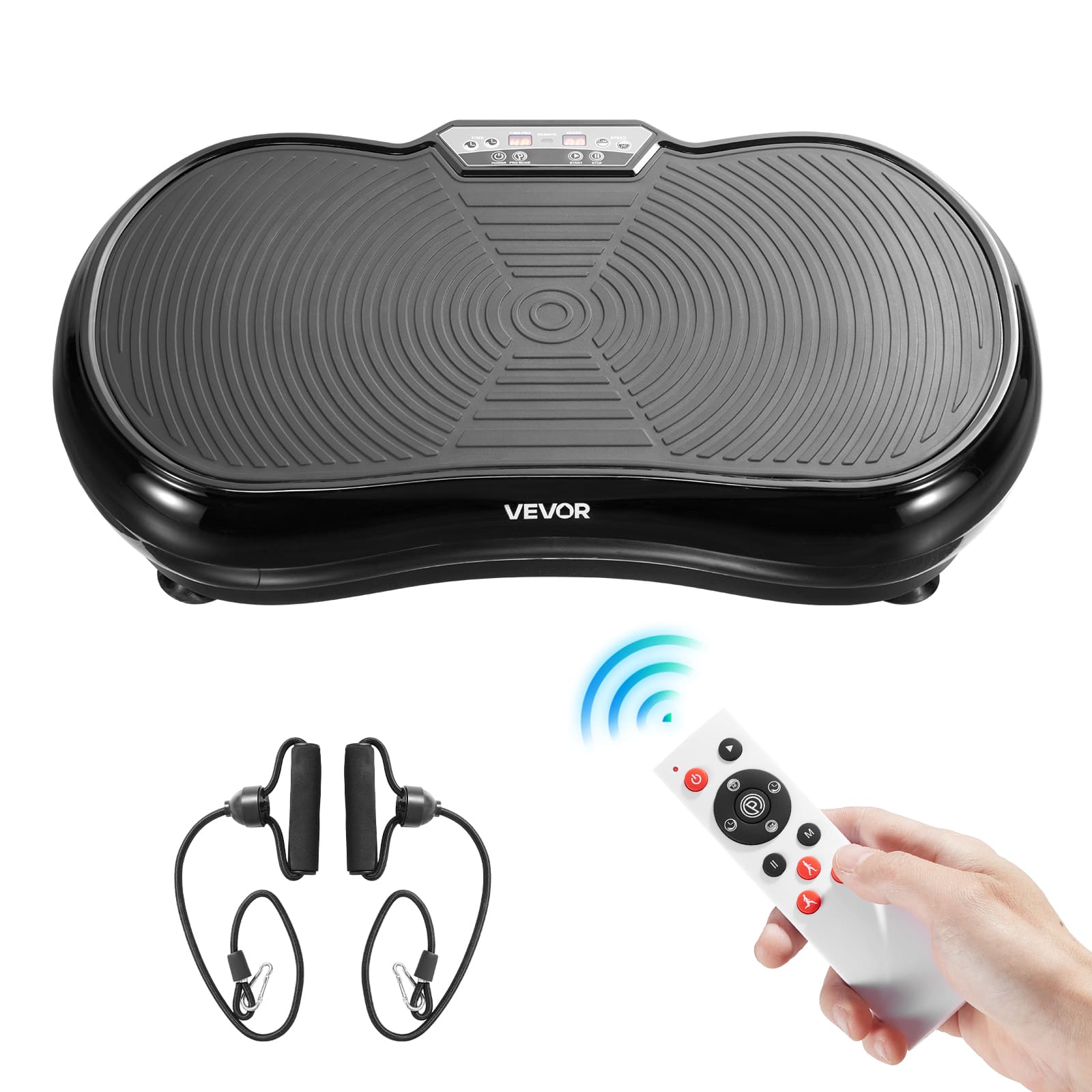 Vevor Vibration Plate Exercise Machine, Whole Body Shaker for Lymphatic ...
