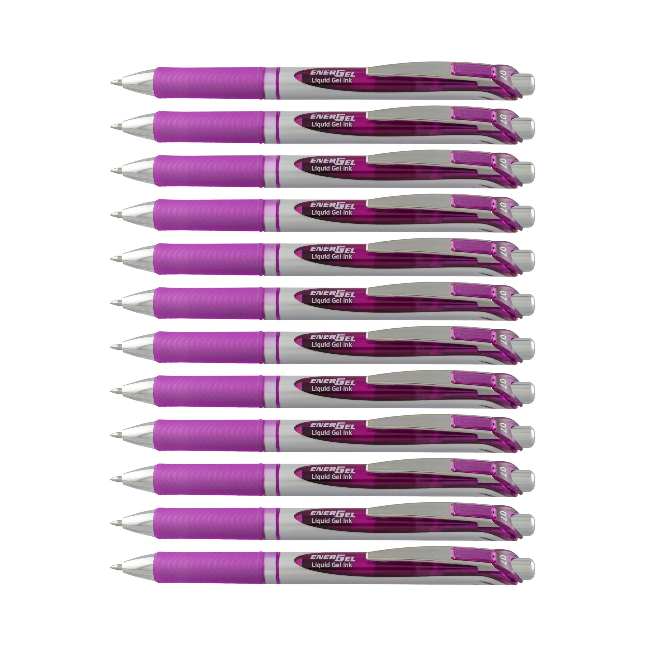 Paradigms Interiors Energel Retractable Liquid Gel Pens Point Violet ...