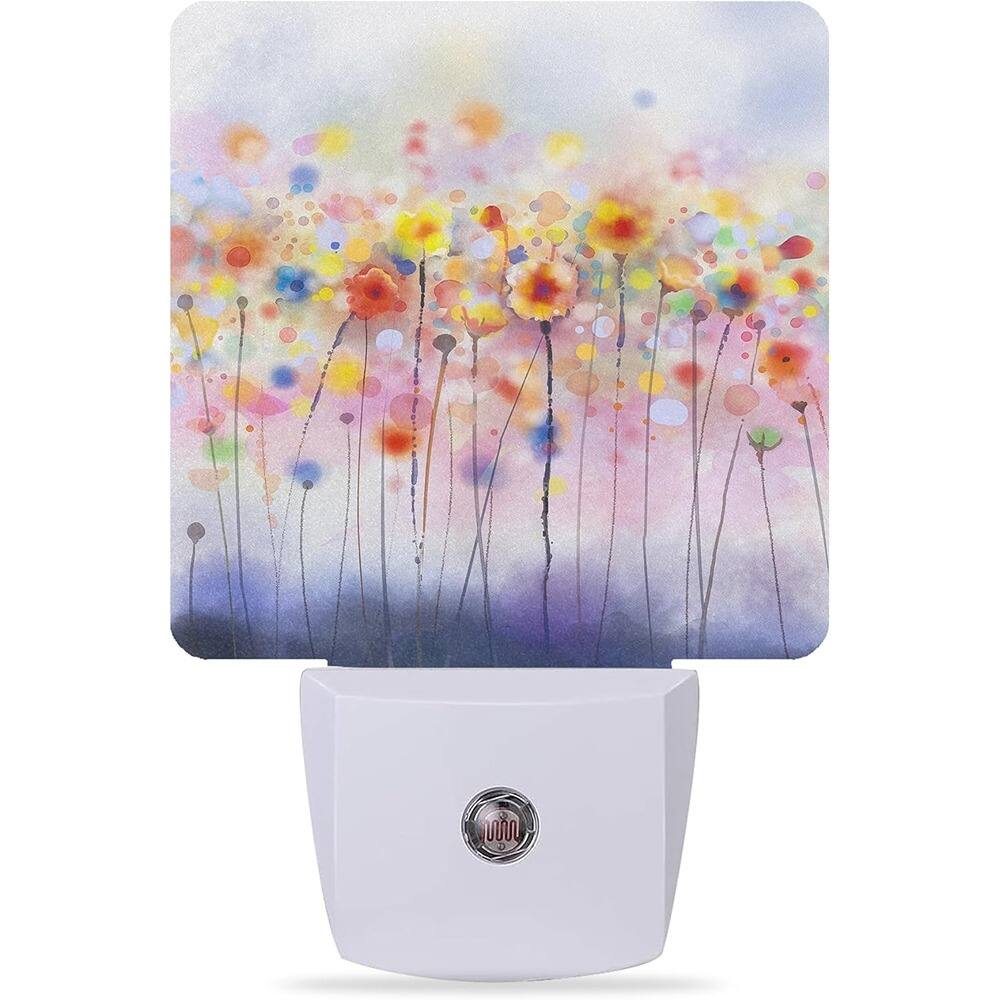 ACJPR Abstract Floral Night Light – LED, Dusk to Dawn Sensor, 0.5W ...