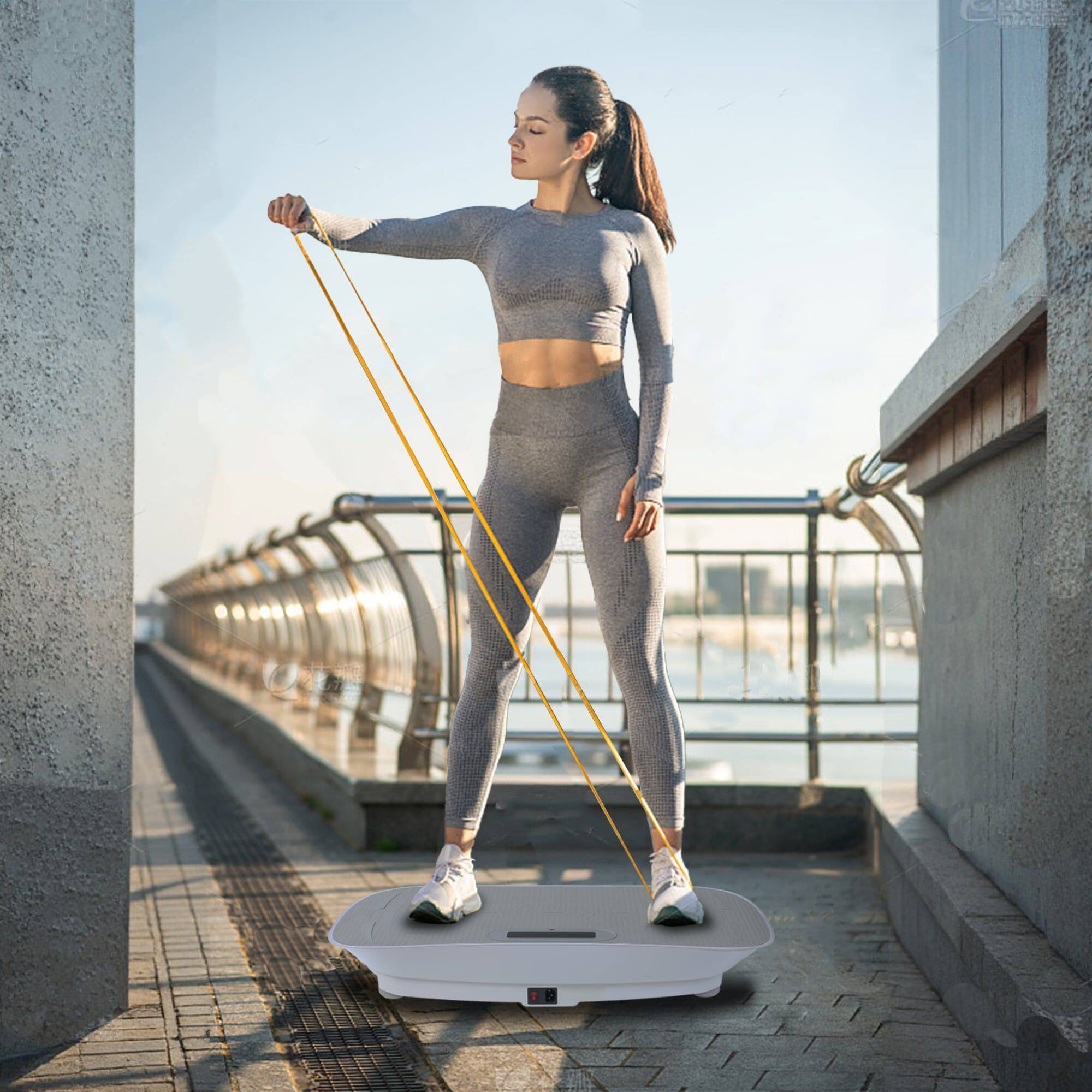 Akoasm Silent Vibration Plate Exercise Machine Vibration Platform 10 ...