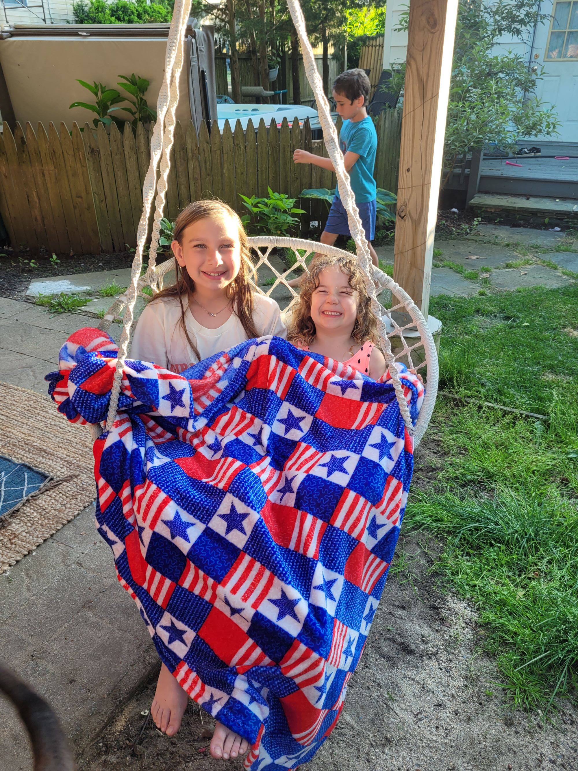 Noble House Plazatex Patriotic Patchwork Micro plush Decorative All ...