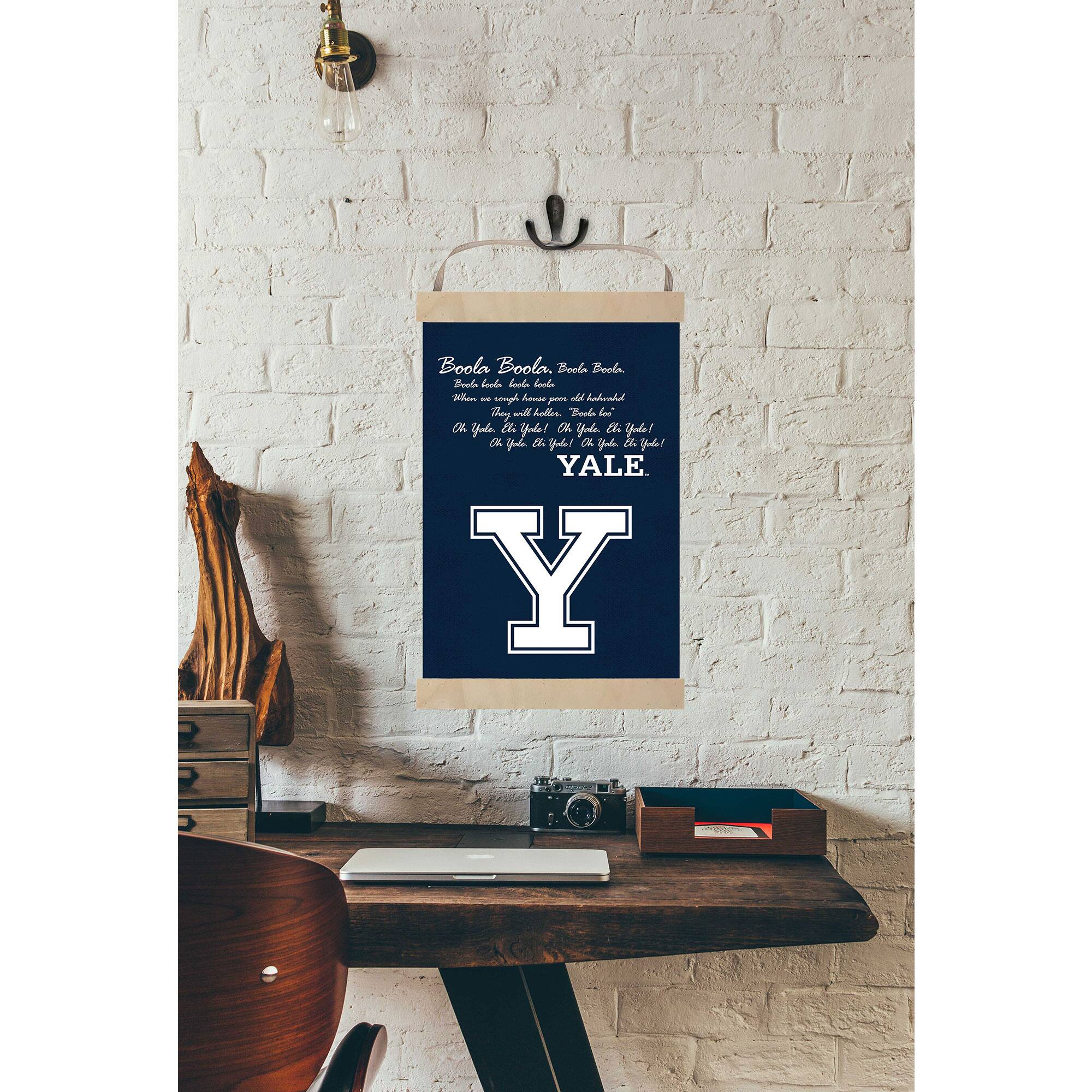 Jardine Yale Bulldogs Fight Song Banner Sign Navy 200835202 - Best Buy