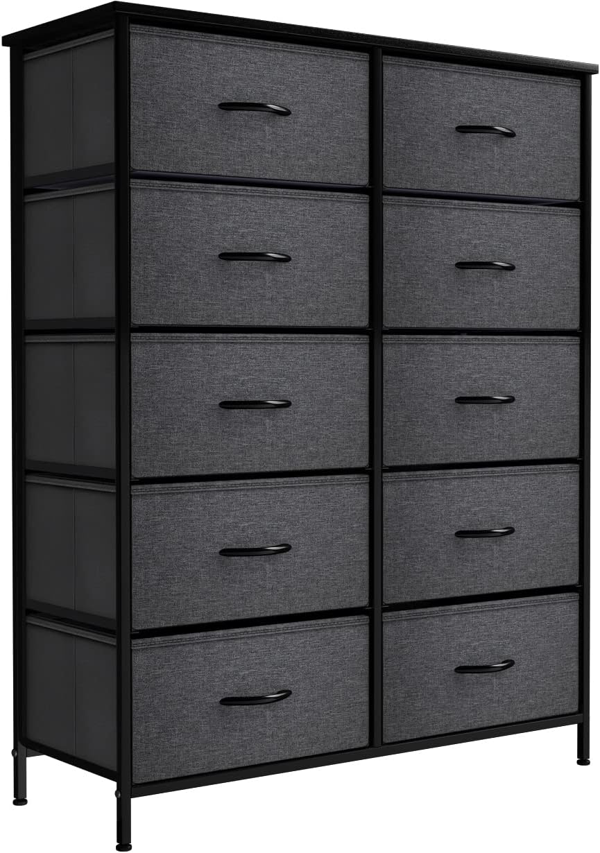 Sorbus Dresser with 10 Drawers Storage Unit Organizer Chest for Clothes ...