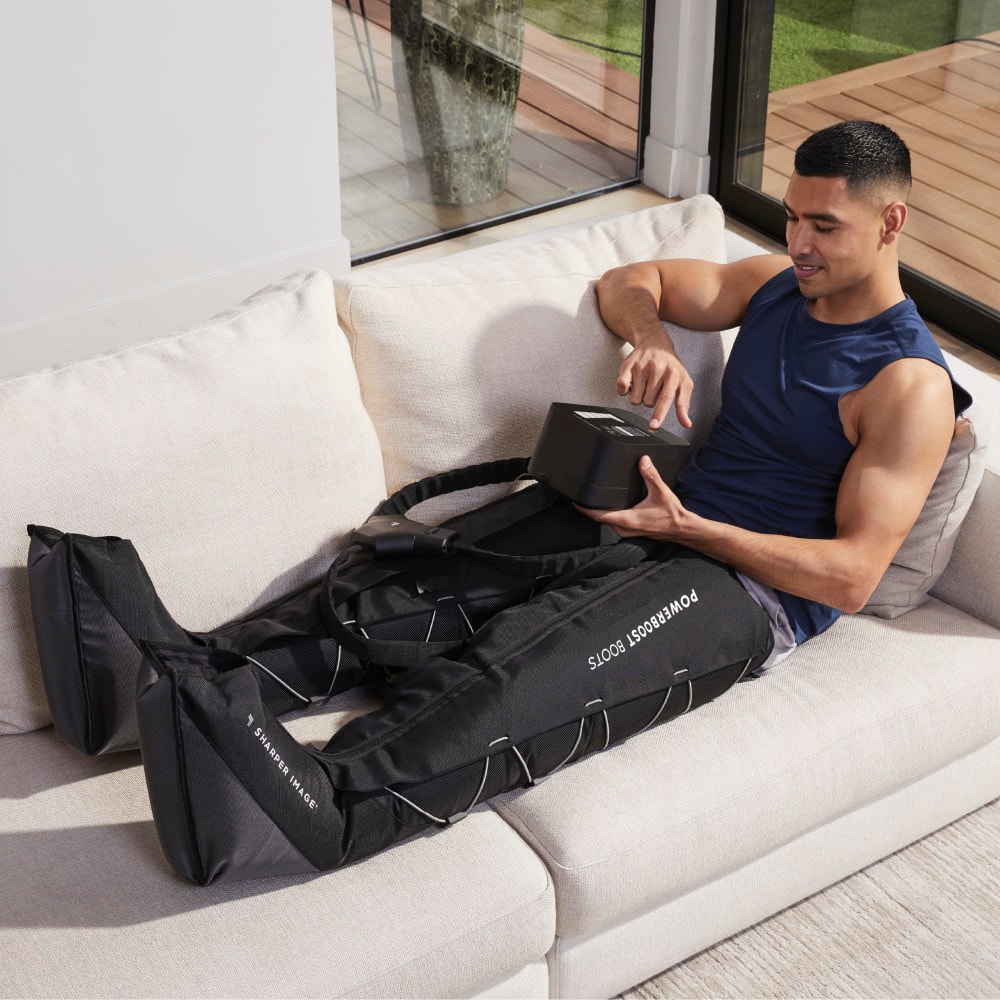 Customer Reviews: Sharper Image Powerboost Boots, Air Compression Leg ...