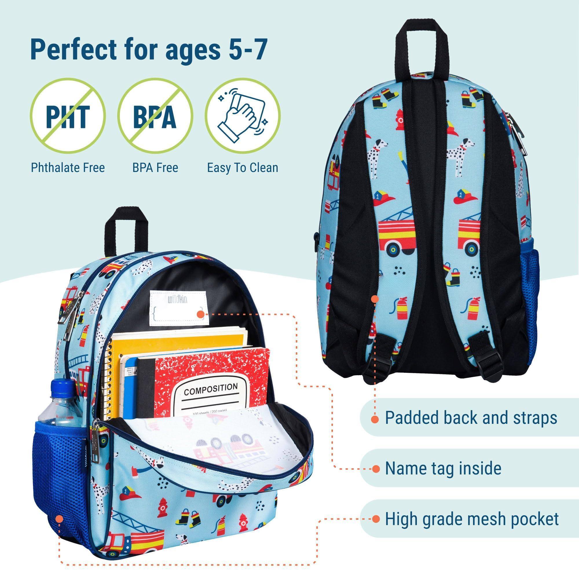Pacoar Cade 15 inch Backpack Durable Padded Adjustable For School ...