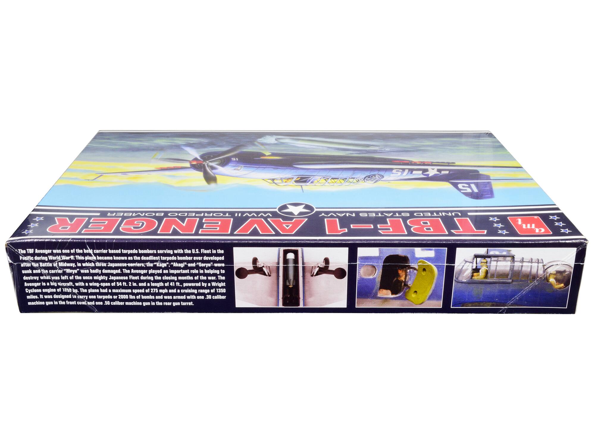 Skill 2 Model Kit Grumman TBF 1 Avenger Torpedo Bomber "United States ...