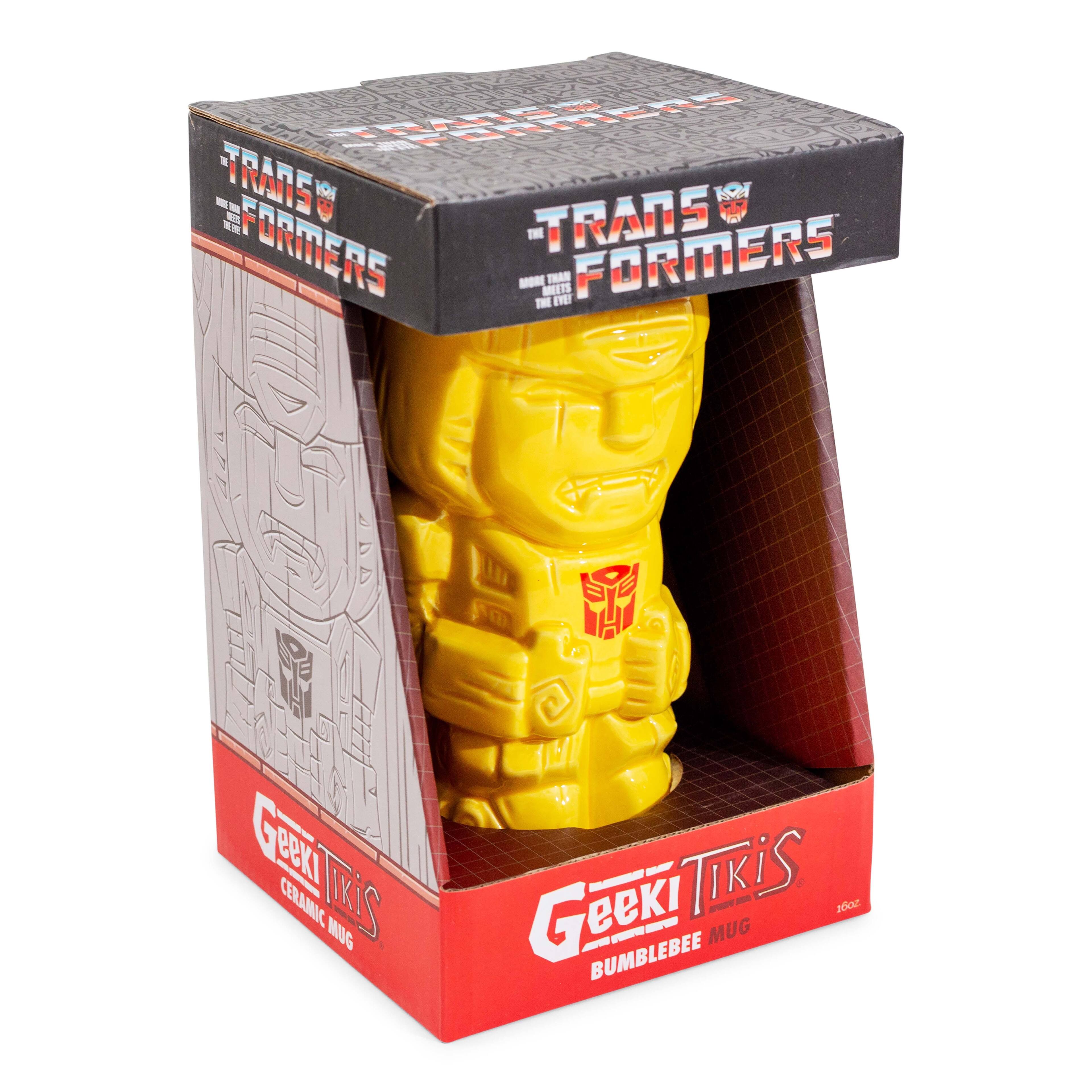 Geeki Tikis Transformers Bumblebee Ceramic Mug | Holds 16 Ounces Yellow ...