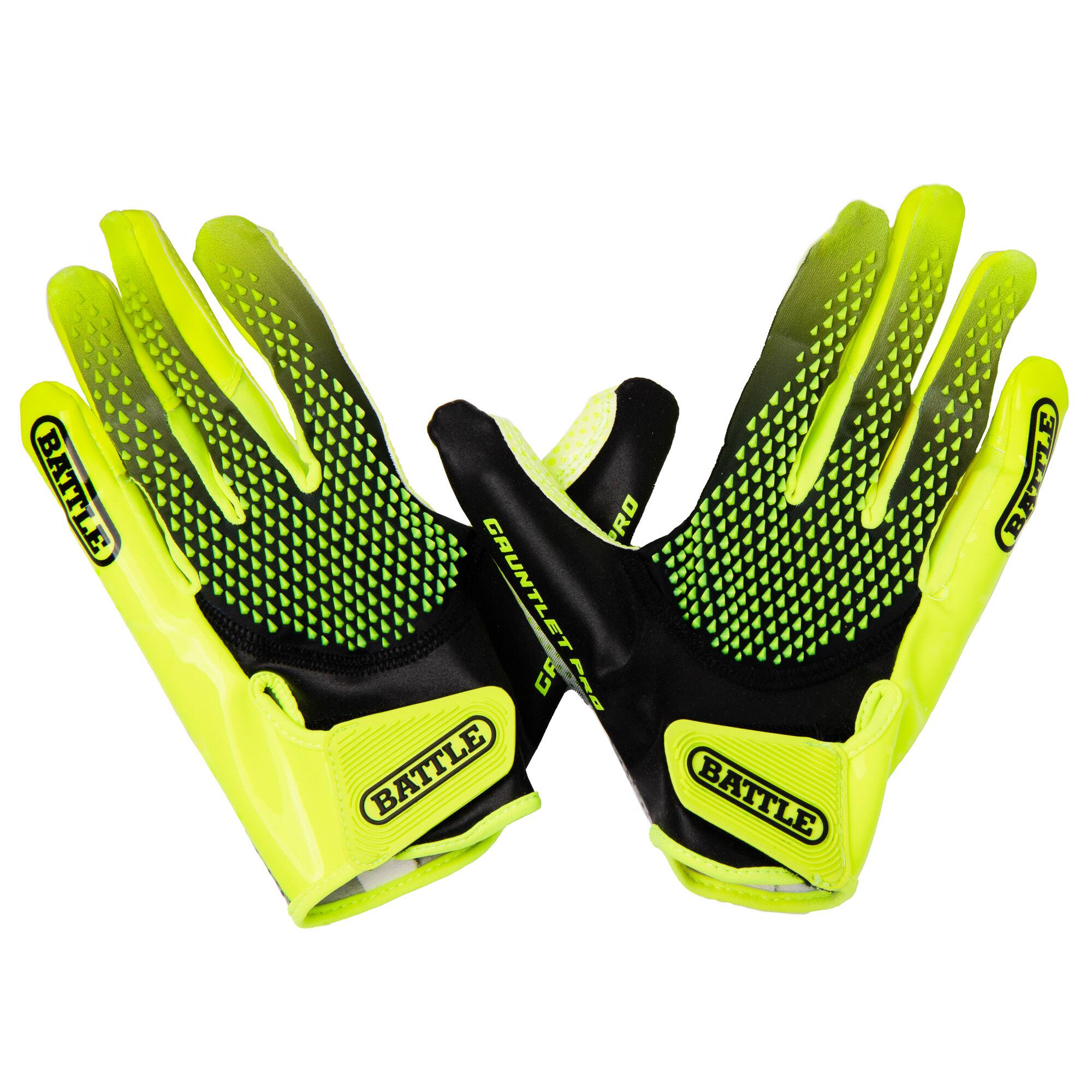 Battle Sports Adult Gauntlet Pro Receiver Football Glove Safety Medium ...